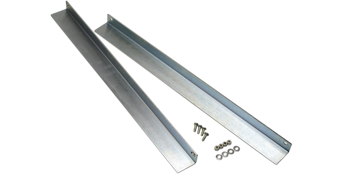 Durable 24 Inch Support Rails - Zinc Plated Steel | Robust Weight ...